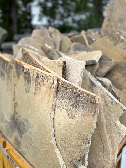 Autumn Mist Flagstone 1”-2” | Olympic Rockery & Landscape Supply LLC