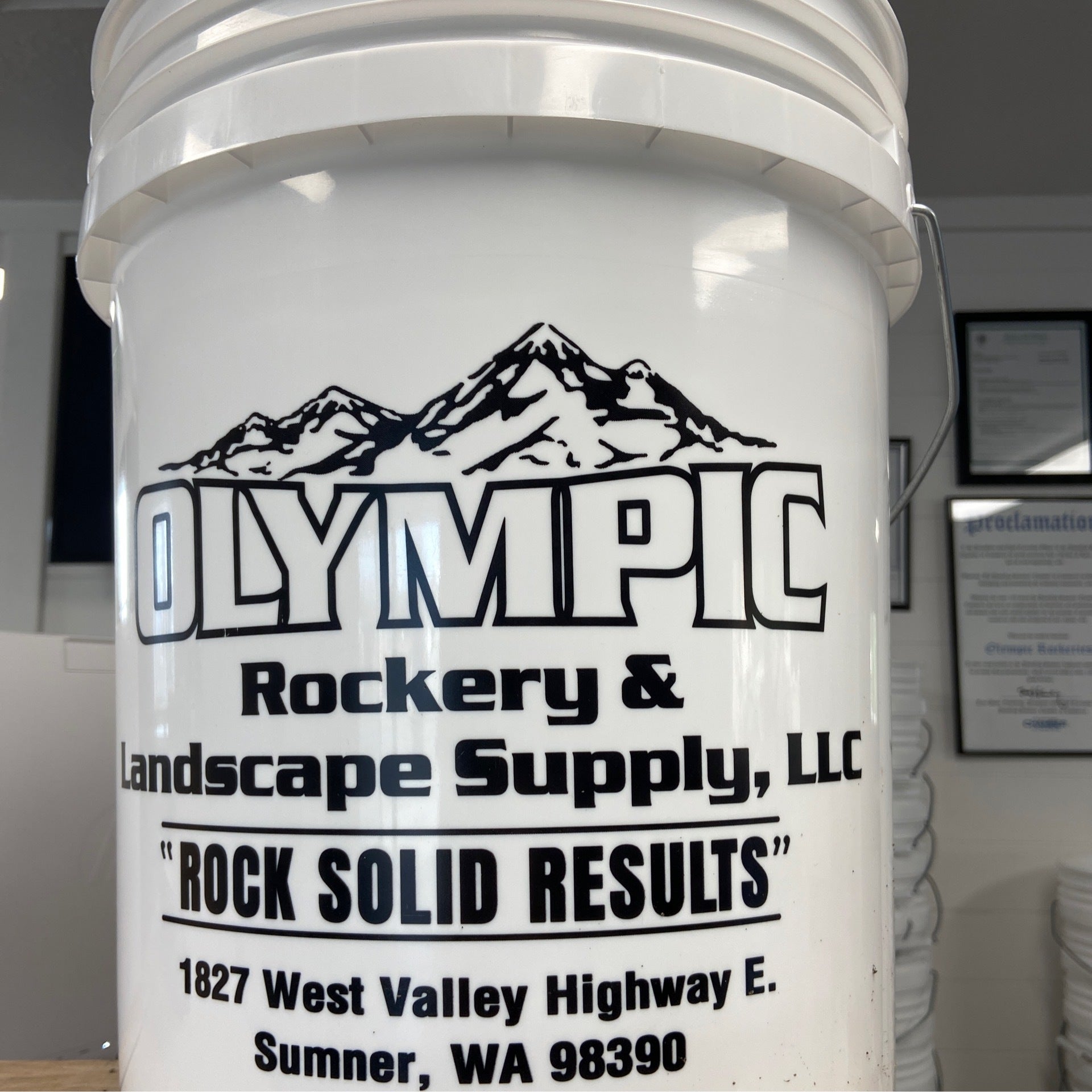 5 Gallon Buckets | Olympic Rockery & Landscape Supply LLC
