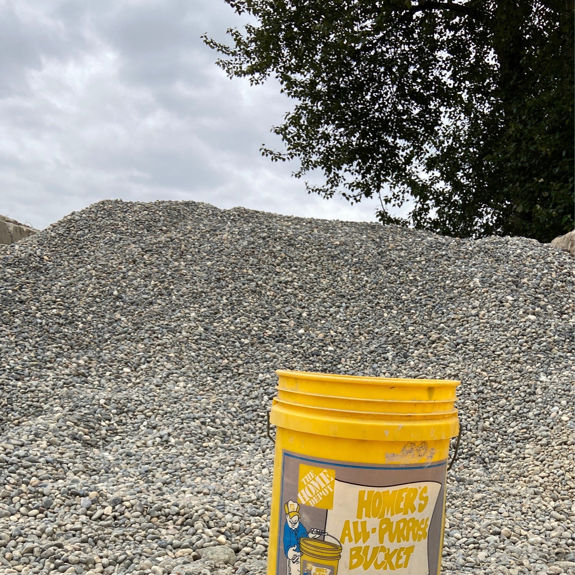 5 Gallon Bucket of Gravel | Olympic Rockery & Landscape Supply LLC